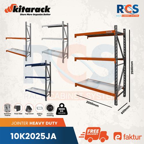 Jual Rak Gudang Besi 1 Ton 2,5 Meter P 2M Rack Gudang 4 Susun Jointer ...