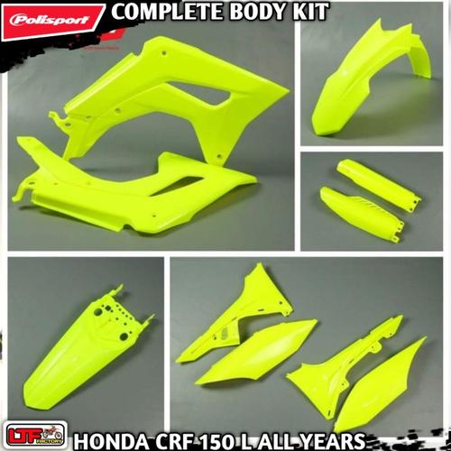 Jual HONDA CRF 150 L - CRF150L - POLISPORT COMPLETE PLASTIK KIT - COVER ...