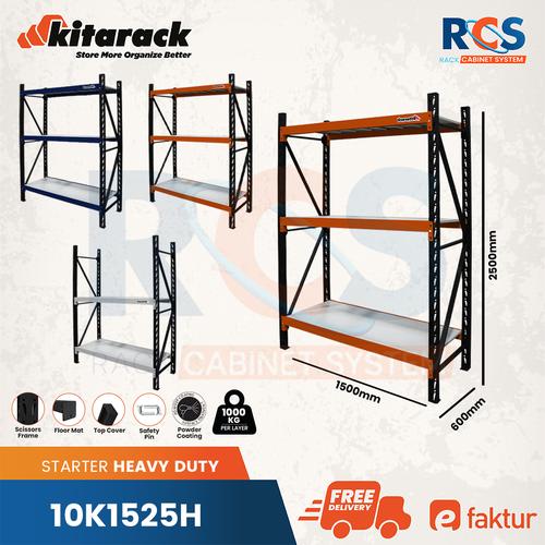 Jual RAK GUDANG Besi 1 Ton P 1.5Mtr Tinggi 2,5M STARTER Gudang Frame ...