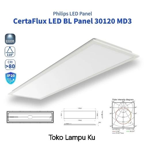 Jual LED Panel 30x120 40W 6500K Certaflux Philips - Jakarta Pusat ...