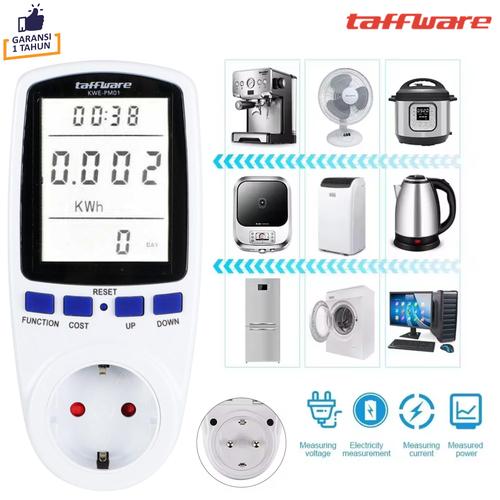 Jual Watt Meter AC Digital kWh Voltmeter Stop Kontak Pengukur Power ...