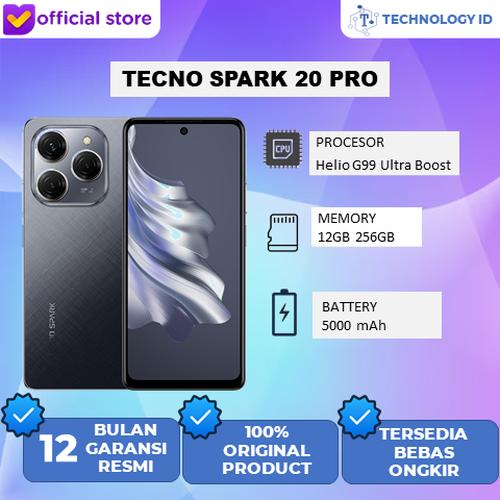 Promo TECNO Spark 20 Pro 12Gb 256Gb Garansi Resmi Tecno - Frost Ivory ...