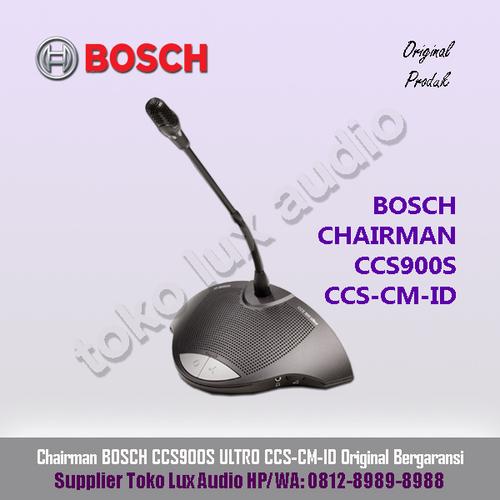 Jual Microphone rapat conference system chairman bosch ccs900s ultro ...