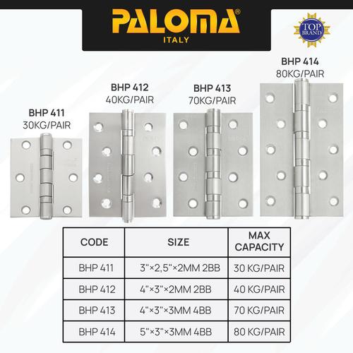 Jual PALOMA Engsel Pintu Jendela Hinge Kupu Butt Plat Kayu Aluminium ...
