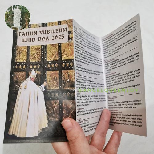 Jual Lembar Ujud Doa Tahun Yubileum 2025 / Ujud Doa Keradulan 2025 ...