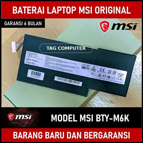 Jual BATERAI BTY-M6K MSI STEALTH PRO GS63VR 7RG GF63 8RD GF75 3RD MS ...