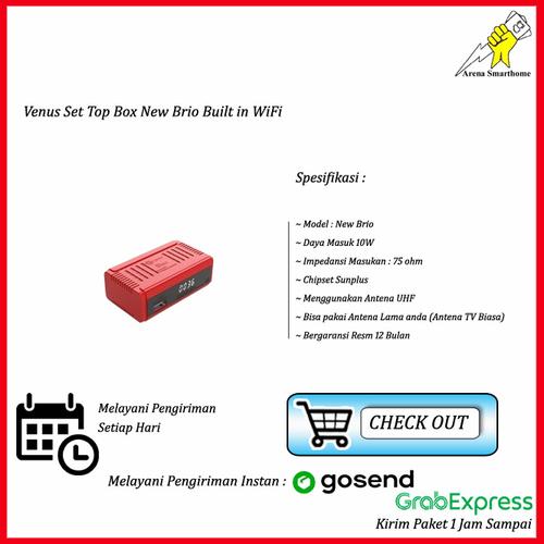 Jual Set Top Box TV Digital Venus Cabai Rawit Mini / New Brio Mini - CR ...
