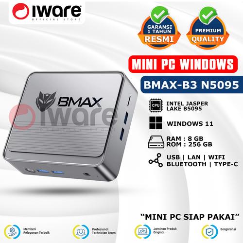 Promo Iware Bmax Mini PC B3 Intel Celeron N5095 8/256GB Windows 11 ...