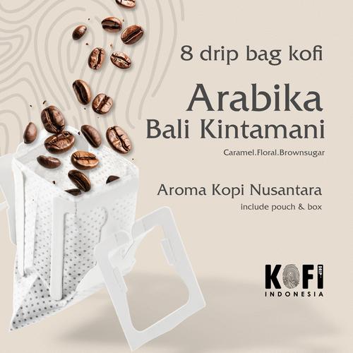 Jual Kopi Drip Bag Arabika Bali kintamani isi 8 sachet x 10gram, kofi ...