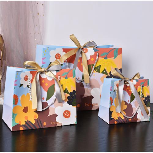 Jual Paper Bag Tebal Premium Import Dengan Pita Motif Burung dan Bunga ...