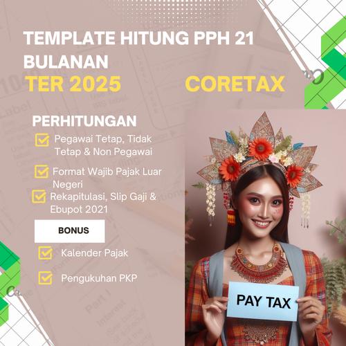 Jual Template Digital PPH 21 TER 2025 CORETAX - Kota Tangerang Selatan ...