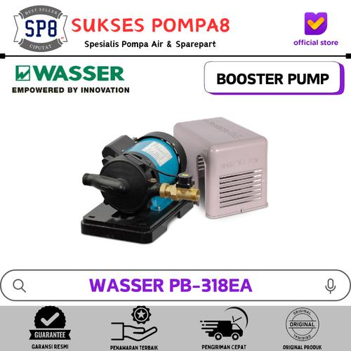Jual Pompa Air Booster WASSER PB-318 EA Otomatis / Pompa Pendorong ...