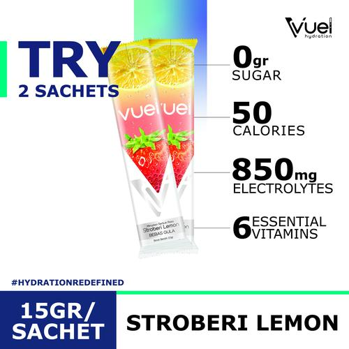 Jual Vuel Hydration Electrolytes Drink Mix - Strawberry Lemonade - 1 ...