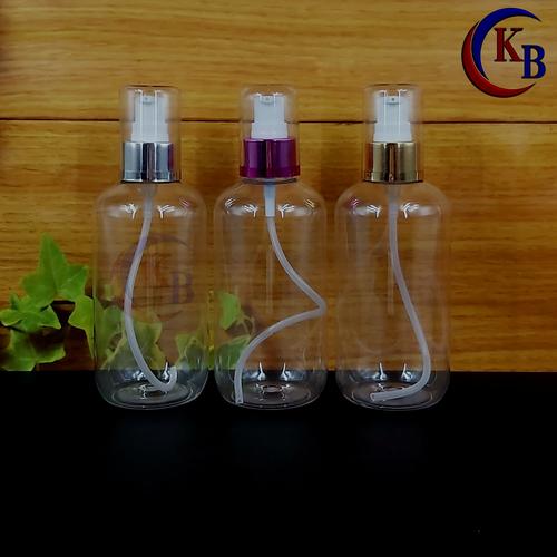 Jual BOTOL TREATMENT PUMP 250 ML FULL CAP ALUMUNIUM NECK 24 / BOTOL PLASTIK PET SBR CLEAR 250ML ...