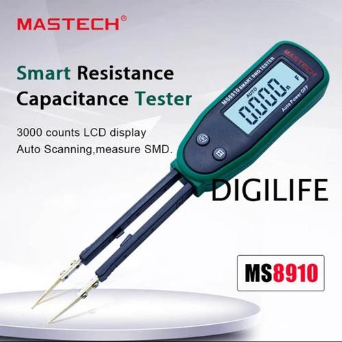 Jual Mastech MS8910 Smart SMD Tester Resistance Capacitance Diode MS ...
