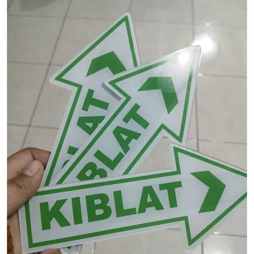 Jual Acrylic Kiblat Arah Signage Sign Akrilik Penunjuk Kiblat - Jakarta ...