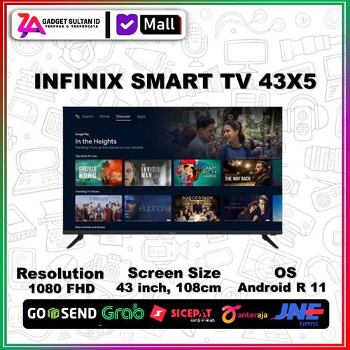 Promo Infinix Smart TV 43X5 43 Inch FHD Android Digital DOLBY Ultra ...