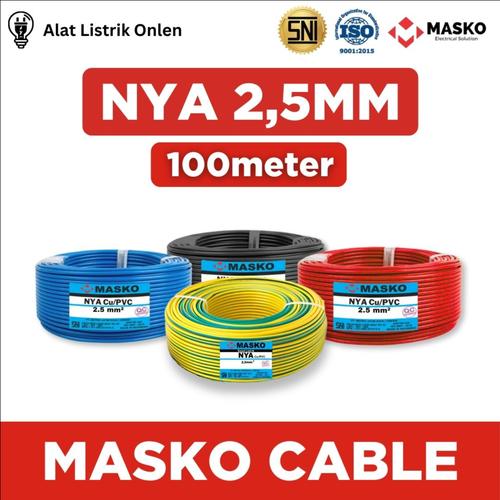 Jual KABEL LISTRIK KAWAT TEMBAGA NYA 2.5 MM TUNGGAL 100M 100 M ORI ...