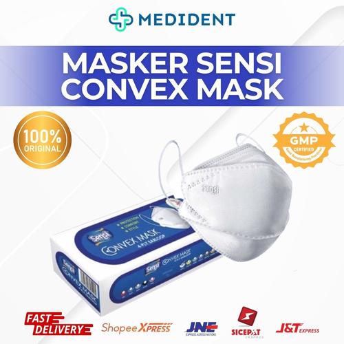 Jual Masker Sensi Convex Mask 4ply / Masker Sensi 4ply / Sensi Convex ...