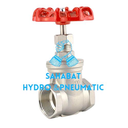 Jual Stop Kran Gate Valve stainless steel drat 1/2 inch - Jakarta Barat ...