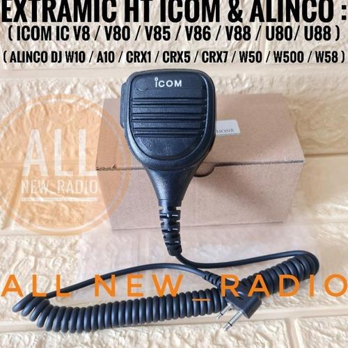 Jual New EXTRAMIC HT ICOM V80 V85 V86 V88 ALINCO DJ W10 A10 W500 W50 ...