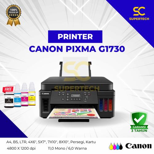 Jual Canon PIXMA G1730 - Ink Tank Resmi Free Tinta G 1730 - Kota Medan ...