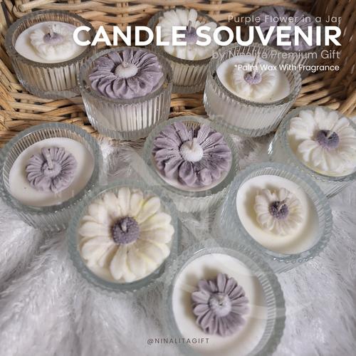 Jual Wedding Souvenir Scented Candle - Purple Color - Jakarta Utara ...