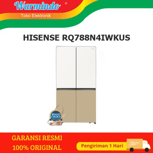Jual HISENSE RQ788N4IWKUS KULKAS 4 PINTU SIDE BY SIDE PINTU GLASS DOOR ...