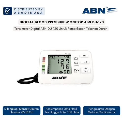 Promo Tensimeter Digital ABN DU-120 Digital Blood Pressure Monitor ...
