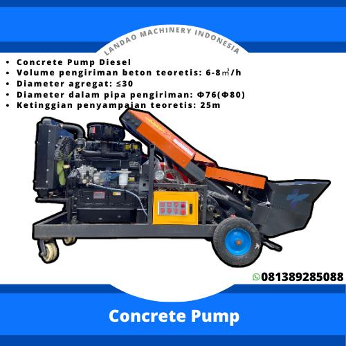 Jual Concrete Pump/Pompa Beton - Diesel - Kota Tangerang ...