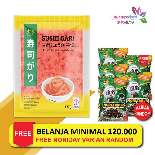 Jual DAIKICHI Sushi Gari Merah / Acar Jahe Merah / Pickled Red Ginger ...