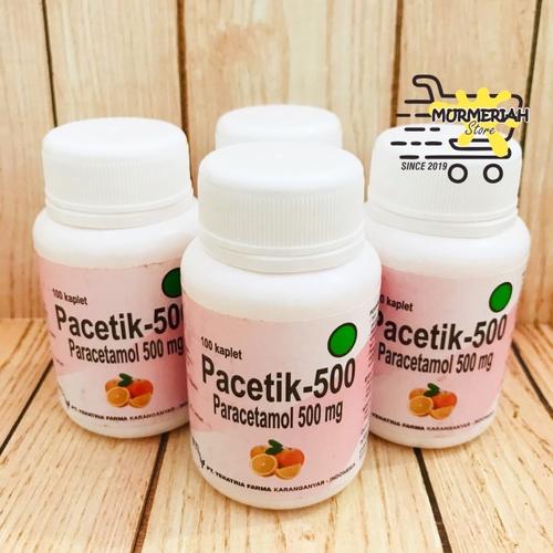 Jual Pacetik 500 mg botol isi 100 kaplet Rasa Jeruk / Paracetamol - Kab ...