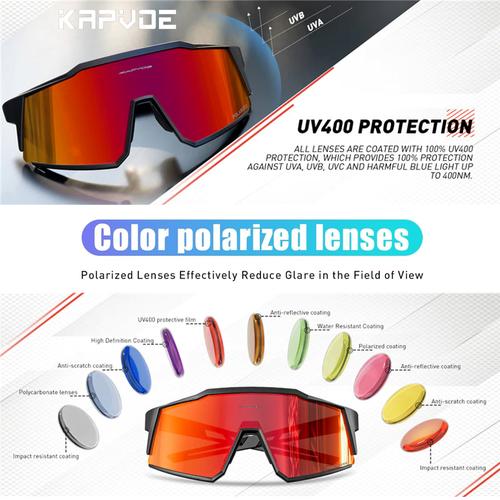 Jual Kacamata Olahraga KAPVOE EUGENE COLOR POLARIZED UV400 LENS Multi ...