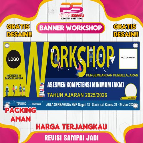 Jual CETAK BANNER/SPANDUK ACARA WORKSHOP | BANNER CUSTOM | BISA GRATIS ...