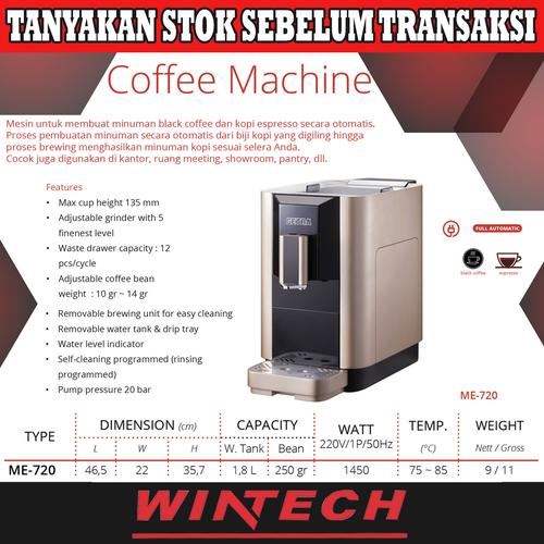 Jual Getra ME-720 Coffee Machine / Mesin Pembuat Kopi Hitam Atau Black ...