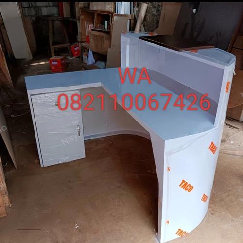 Jual MEJA RECEPTIONIST HPL MEJA RESEPSIONIS HPL MEJA KASIR CAFE HPL ...