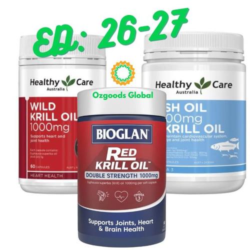 Jual Healthy Care Wild Krill Oil 1000mg 1000 mg 60 Kapsul - AUSSIE - HC ...