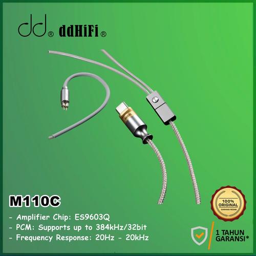 Promo DD ddHiFi M110C USB Type-C to 2Pin 0.78mm Interface Decoding ...