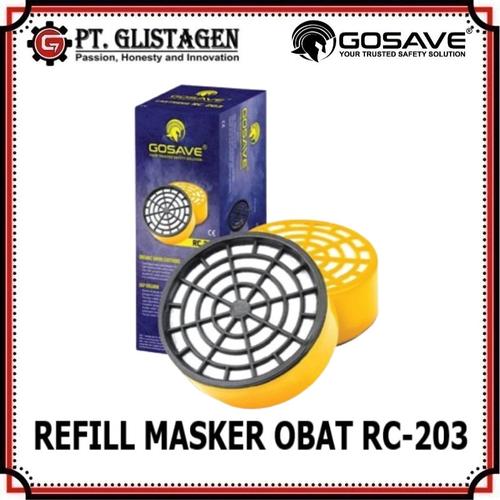 Jual Refill Obat Masker RC203 Catridge Chemical Respirator Filter RC ...
