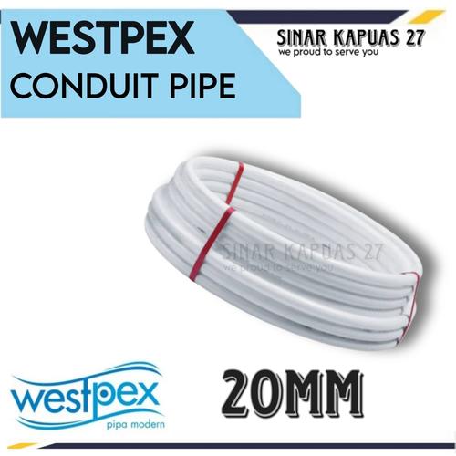 Jual Westpex Pipa Conduit Pipa Fiber Optik Pipa Kabel listrik 20mm Roll ...