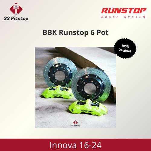 Jual Runstop Big Brake Kit R8 6 Pot 355MM R18 Toyota Innova Reborn ...