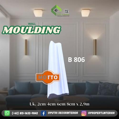 Jual list gypsum Wall Moulding PVC MOTTO kode B806 Ukiran Dinding ...