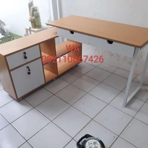 Jual MEJA L LABORATORIUM HPL MEJA KANTOR HPL MEJA SERBAGUNA HPL - Kota ...