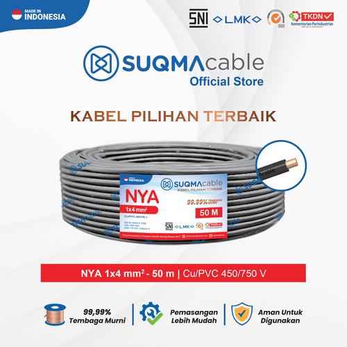 Jual Kabel Listrik NYA 4mm2 Merek SUQMA Cable - Hitam, @100m - Jakarta ...