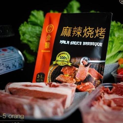 Jual Bumbu Instan Mala BBQ Sauce - Barbeque Saos Golden Monkey ...