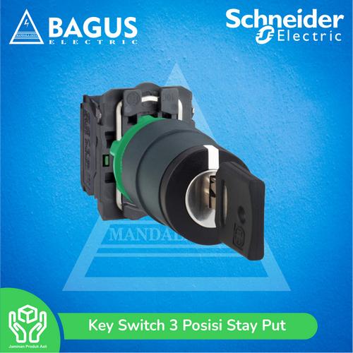 Jual Schneider Selector Key Switch Saklar Selektor kunci 3 posisi ...