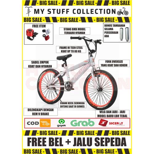 Promo SEPEDA BMX UKURAN 20 INCH COCOK UNTUK USIA 7 TAHUN HINGGA DEWASA ...