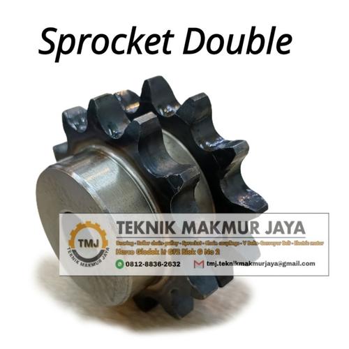 Jual SPROCKET GEAR RS 160x17T-2 DOUBLE RANTAI SPROKET 160B GIGI 17 ...