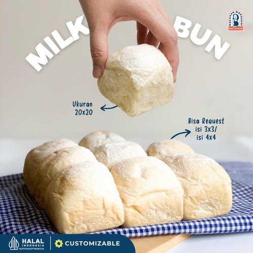 Jual Supplier Roti UMKM |Japanese Milk Bun POLOS Viral/ Milk Bread ...