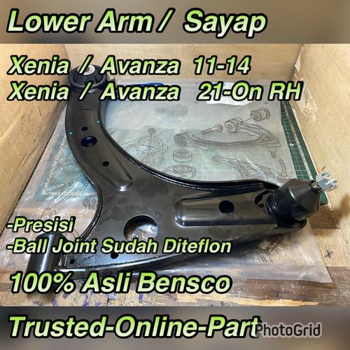 Jual Lower Arm /Sayap Avanza Veloz / Xenia 1.5 100% Asli Bensco - Kota ...